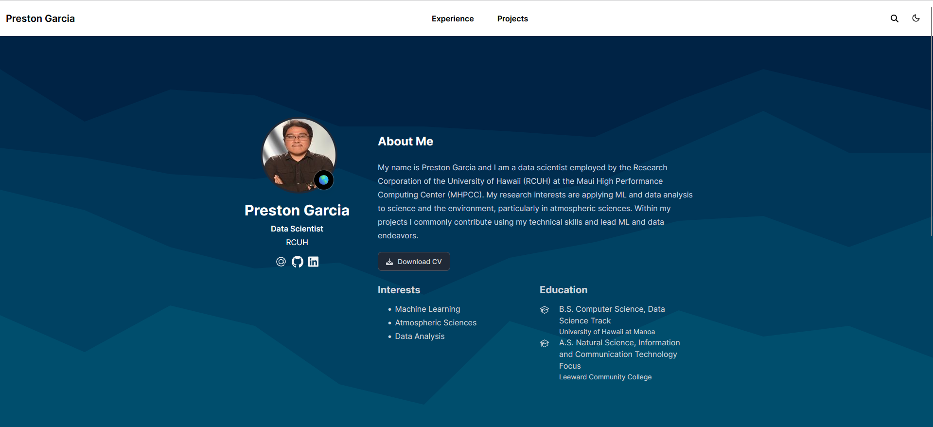 Professional Portfolio | Preston Garcia CV